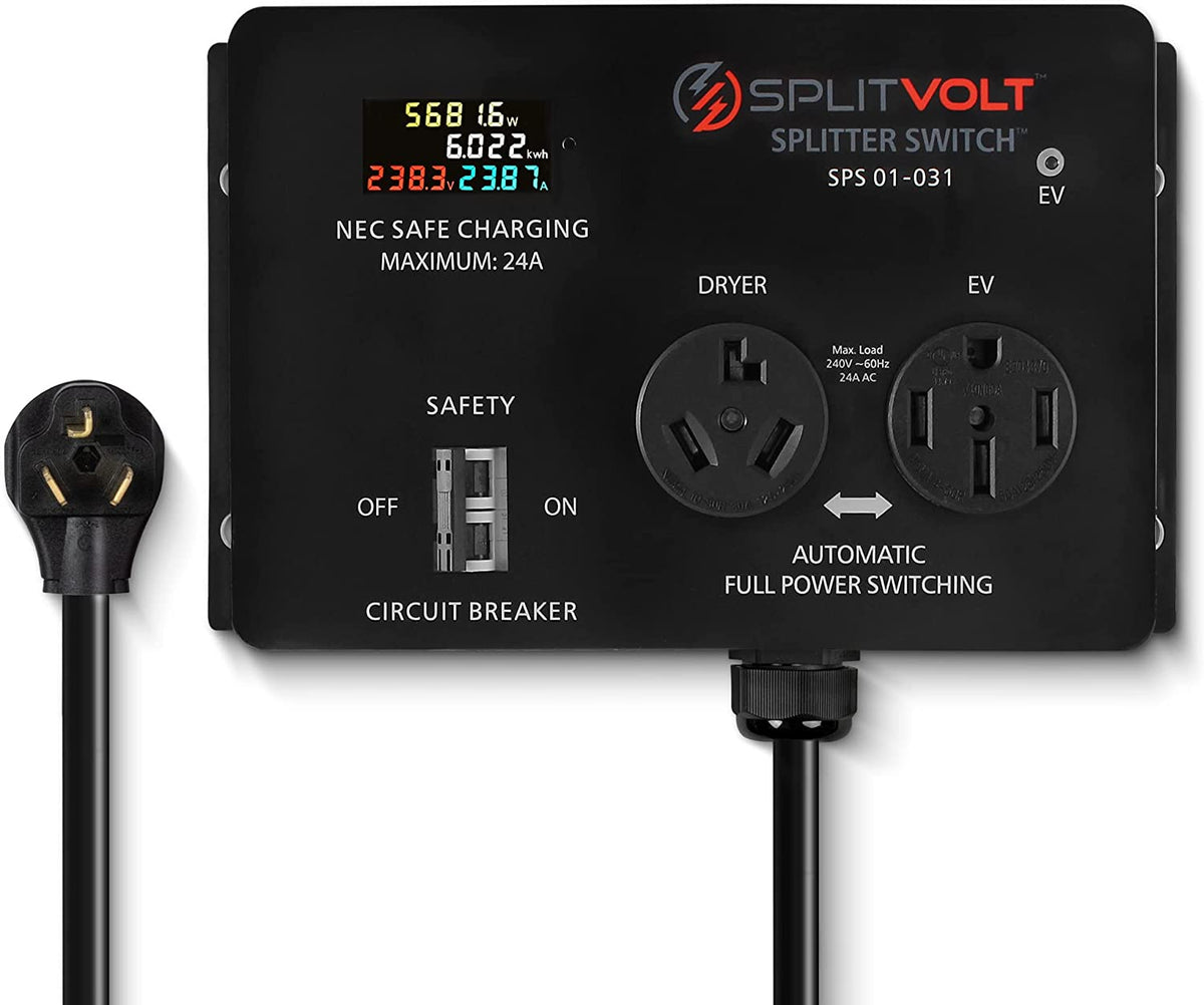Splitvolt Splitter Switch NEMA 10-30 / 14-50 Upgrade