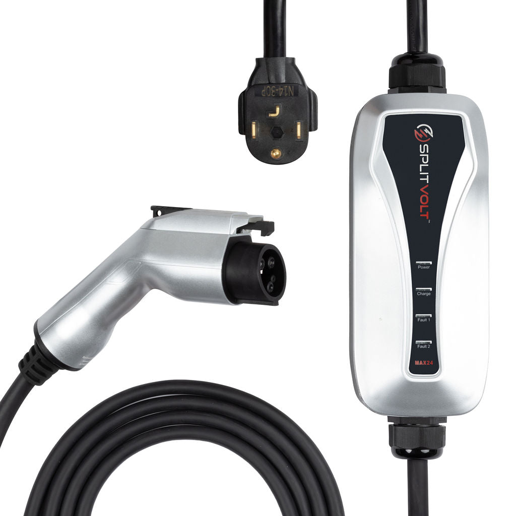 Level 2 Portable EV Charger 24 Amp NEMA 14-30 – Splitvolt